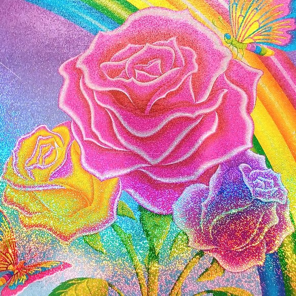 Lisa Frank | Other | New Lisa Frank Rose Butterfly Prismatic 2 Pocket ...